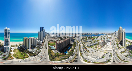 360° view of Sunny Isles Beach. Florida - Alamy