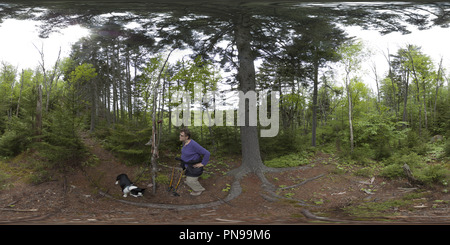 360° view of New Brunswick, Saint John, Rockwood Park, Lookout - Alamy