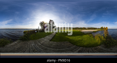 360° view of Lake Tange - the beach! - Alamy