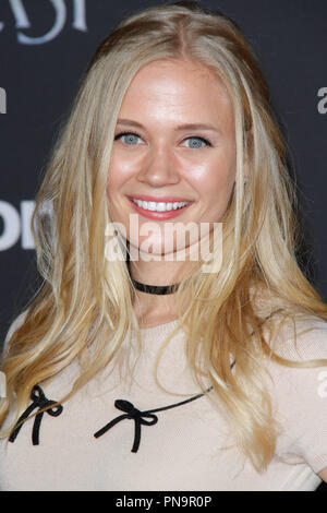 Carly Schroeder at the Premiere Of Disney's 'Beauty And The Beast' held ...