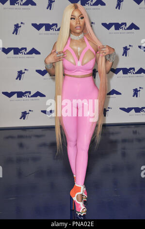 Nicki Minaj at the 2017 MTV Video Music Awards held at The Forum on ...