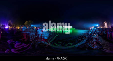 360° view of Balaton Sound Balaton Sound Music Festival 43 - Alamy