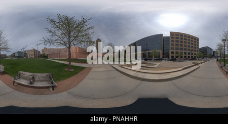 360° view of Public Library of Des Moines - Alamy