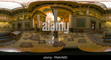 360° view of State Capital of Iowa - 2nd floor West side - Alamy