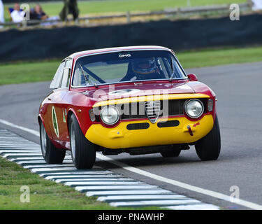 1966 Alfa Romeo 1600 GTA with driver Tim Dutton at the 2010 Goodwood ...