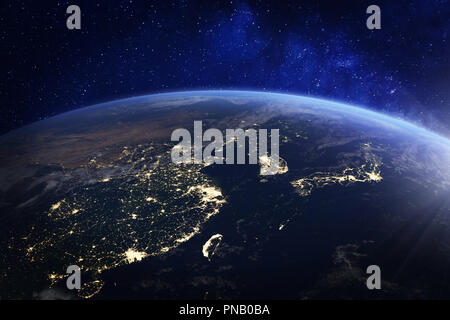 Asia world map 3d rendering Stock Photo - Alamy