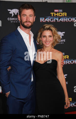 Elsa Pataky at the World premiere of 'Thor: Ragnarok' held at the El ...