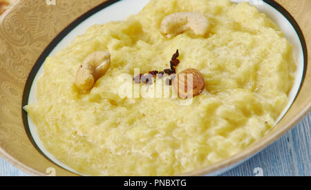 Gurer payesh, rice pudding, Bengali cuisine, Asia Traditional assorted ...