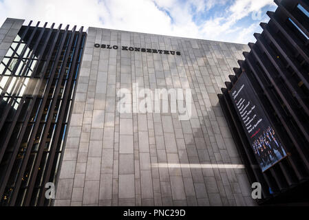 Oslo Konserthus the Oslo concert hall exterior Vika district Oslo ...