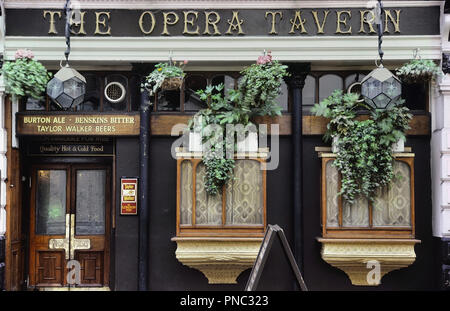 The Opera Tavern, Covent garden, London, England, Uk. Circa 1980's ...