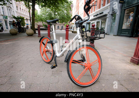 Mobike. St Anne's Square. Manchester Stock Photo - Alamy