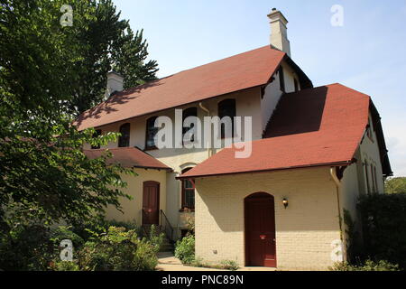 Charming vintage mansion with rustic details Stock Photo - Alamy