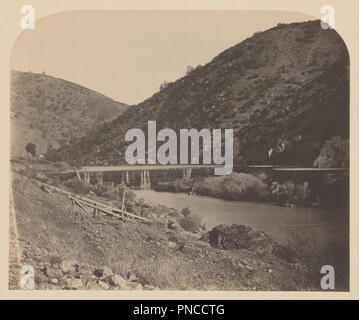[Benton Dam, Merced River] 1860 by Carleton E. Watkins Stock Photo - Alamy