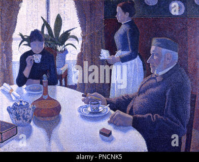 Paul Signac, The Dining Room, painting, 1886-1887 Stock Photo - Alamy