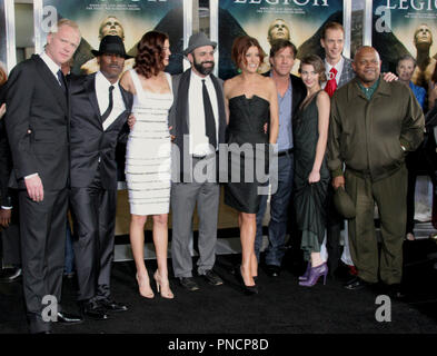 Cast of Legion at the World Premiere of Screen Gems "Legion". Arrivals ...