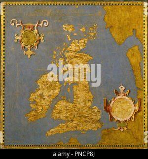 16th century Map of England and Wales Stock Photo - Alamy