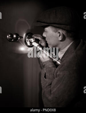 Man opening vault, close-up Stock Photo - Alamy
