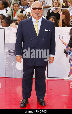 Frank DiLeo arriving at the Los Angeles Premiere of Michael Jackson's ...