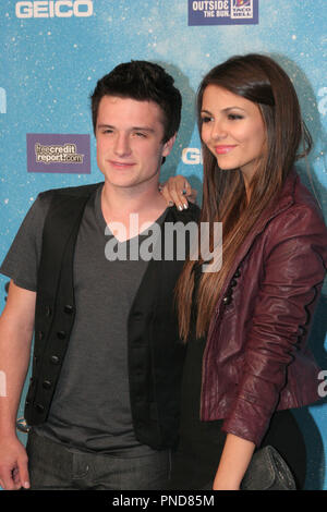 Josh Hutcherson and Victoria Justice at the Spike TV's Scream 2009 ...