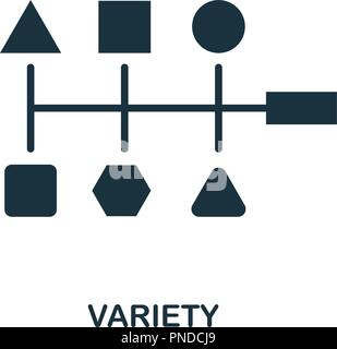 Data structure icon. Monochrome simple sign from data analytics ...