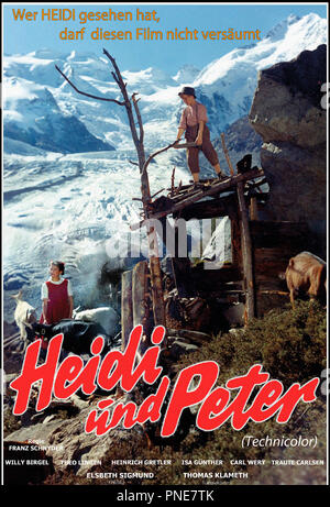 Heidi Und Peter Heidi Und Peter Thomas Klameth (m), Theo Lingen Stock ...