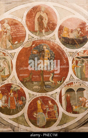 Wheel of Barlaam; Wheel of Aristotle with the Cardinal Virtues; the ...