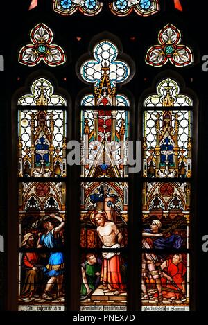 Stain glass patterns in Prague in Czech Republic Stock Photo - Alamy