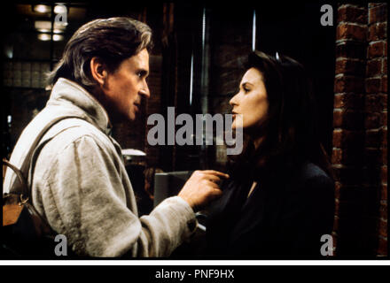 Demi Moore, Michael Douglas "Disclosure" 1994 Stock Photo: 218913289 ...