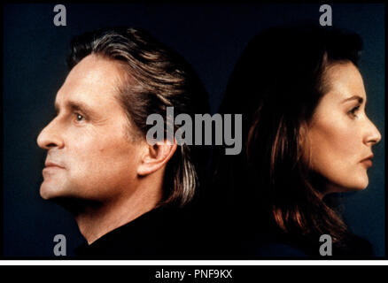 Demi Moore, Michael Douglas "Disclosure" 1994 Stock Photo: 218913289 ...