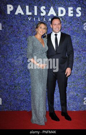 (L-R) Yael Braun and Scooter Braun at the Caruso's Palisades Village ...