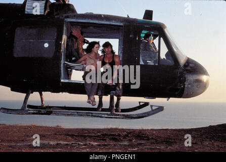 Valeria Golino & Charlie Sheen Film Hot Shots! (1991) Characters ...