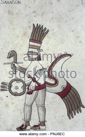 Aztec God of War and Sun God, Huitzilopochtli or Uitzilopochtli, and ...
