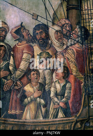 CAPILLA MOZARABE - LA TOMA DE ORAN (1509) - DETALLE DE LA LLEGADA DEL ...