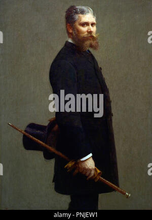 Henri Fantin-Latour - Portrait of Leon Maitre, 1886 Stock Photo - Alamy