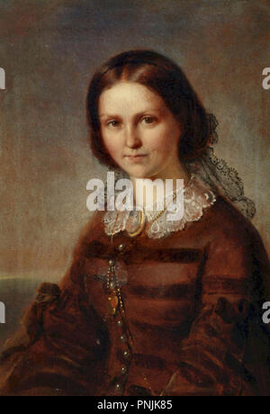 Frith William Powell - Portrait of Miss Helen Blake - British School ...