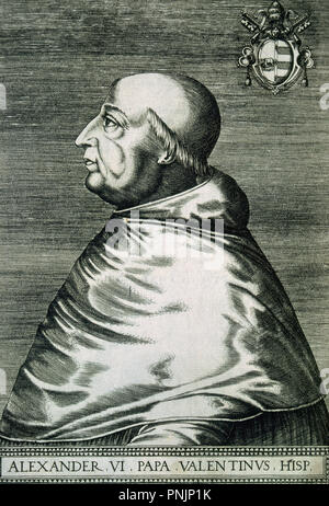 Pope Alexander VI; born Roderic Llançol i de Borja (1431 – 1503); Pope ...