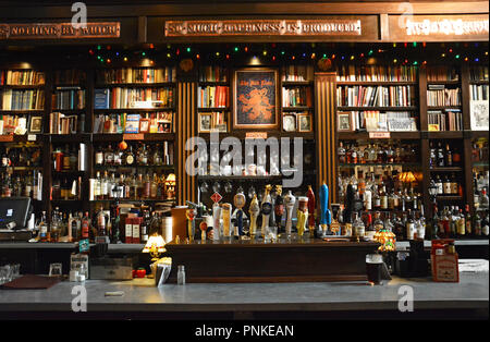 back bar bottles Stock Photo - Alamy
