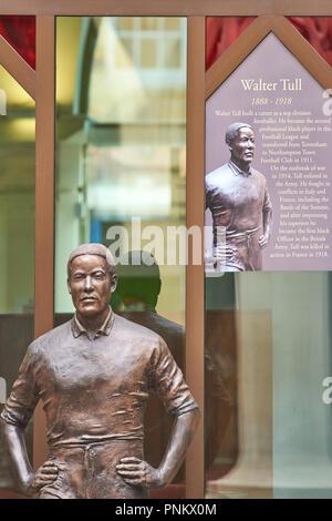 Walter Tull Statue Northampton Guildhall - joined Northampton Town ...