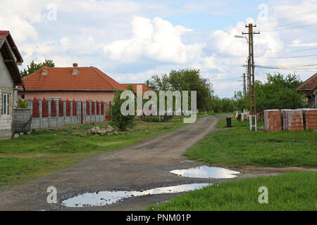 Traditional Village at Timis in Romania Stock Photo - Alamy