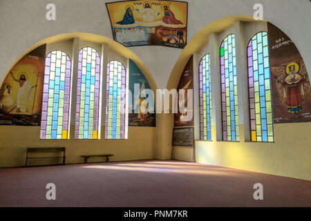 The new Church of St Mary of Zion in Axum or Aksum in Ethiopia Stock ...