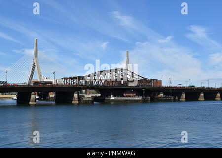 The North Washington street bridge, soon to be replaced by MassDOT ...