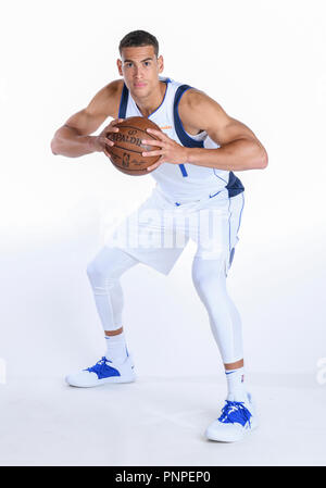 Dallas Mavericks center Dwight Powell (7) in the first half of an NBA ...