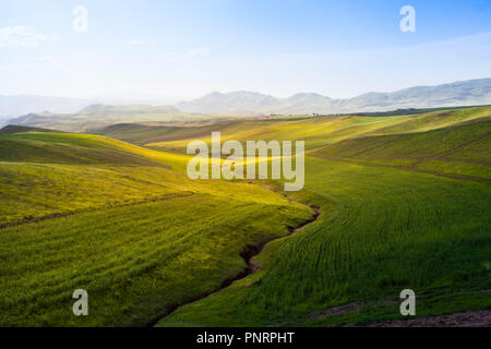 Landscape and nature around Qazvin and Tascht in Iran. One stop during ...