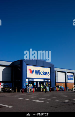 Wickes trade and DIY shop in central Ipswich, Suffolk, England, UK ...