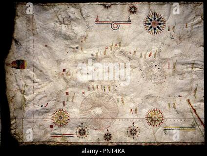 Portolano map of Europe Stock Photo - Alamy