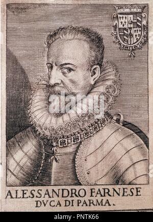 ALEJANDRO FARNESIO - DUQUE DE PARMA (1545-1592) - GENERAL AL MANDO DE ...