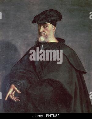 Portrait of Andrea Doria, painting by Sebastiano del Piombo Stock Photo ...