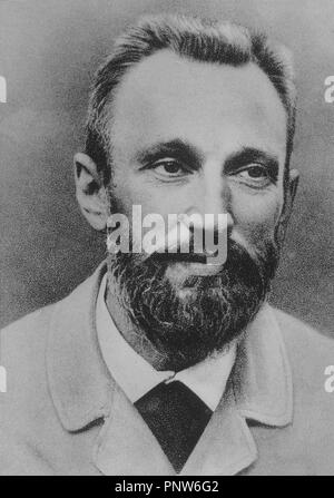 Pierre Curie, French physicist, a pioneer in crystallography, magnetism ...