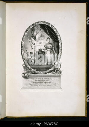 ALEGORIA DE LA CONSTITUCION DE LA MONARQUIA ESPAÑOLA. Author: GRONDONA ...