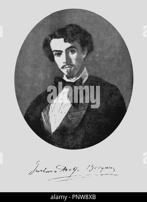 Gustavo Adolfo Bécquer (1836-1870). Spanish writer of poetry and short ...